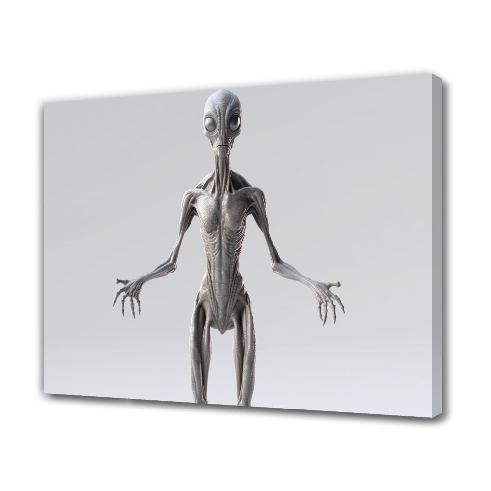 Ai Generated Alien Creature Canvas Poster Bedroom Decor Sports ...