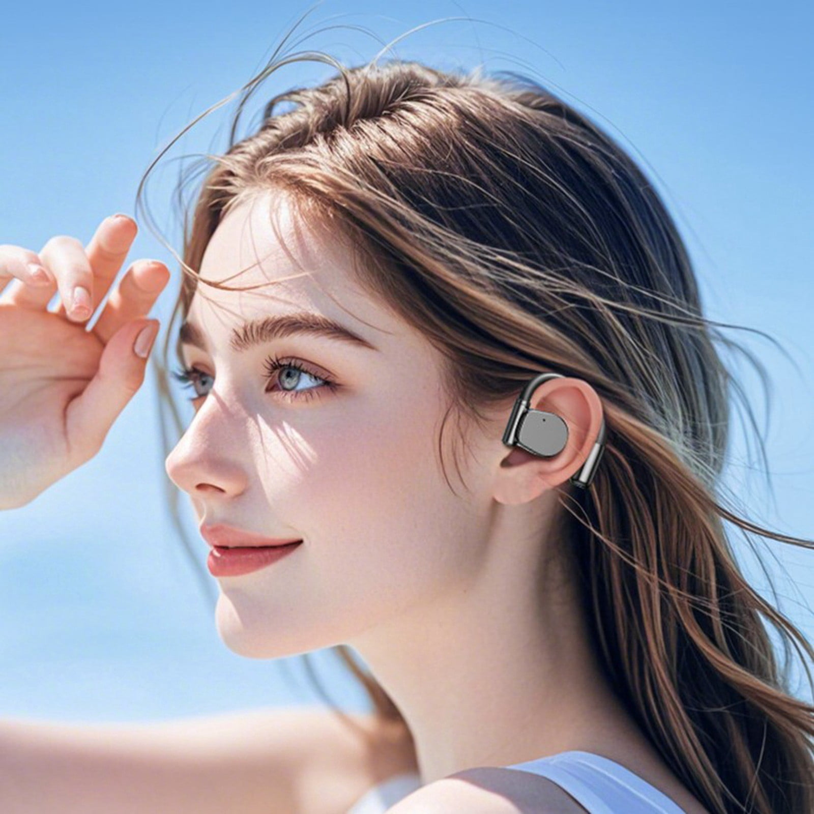 Ai Smart Translation Headset Wireless Ear Hook Clear Sound Quality ...