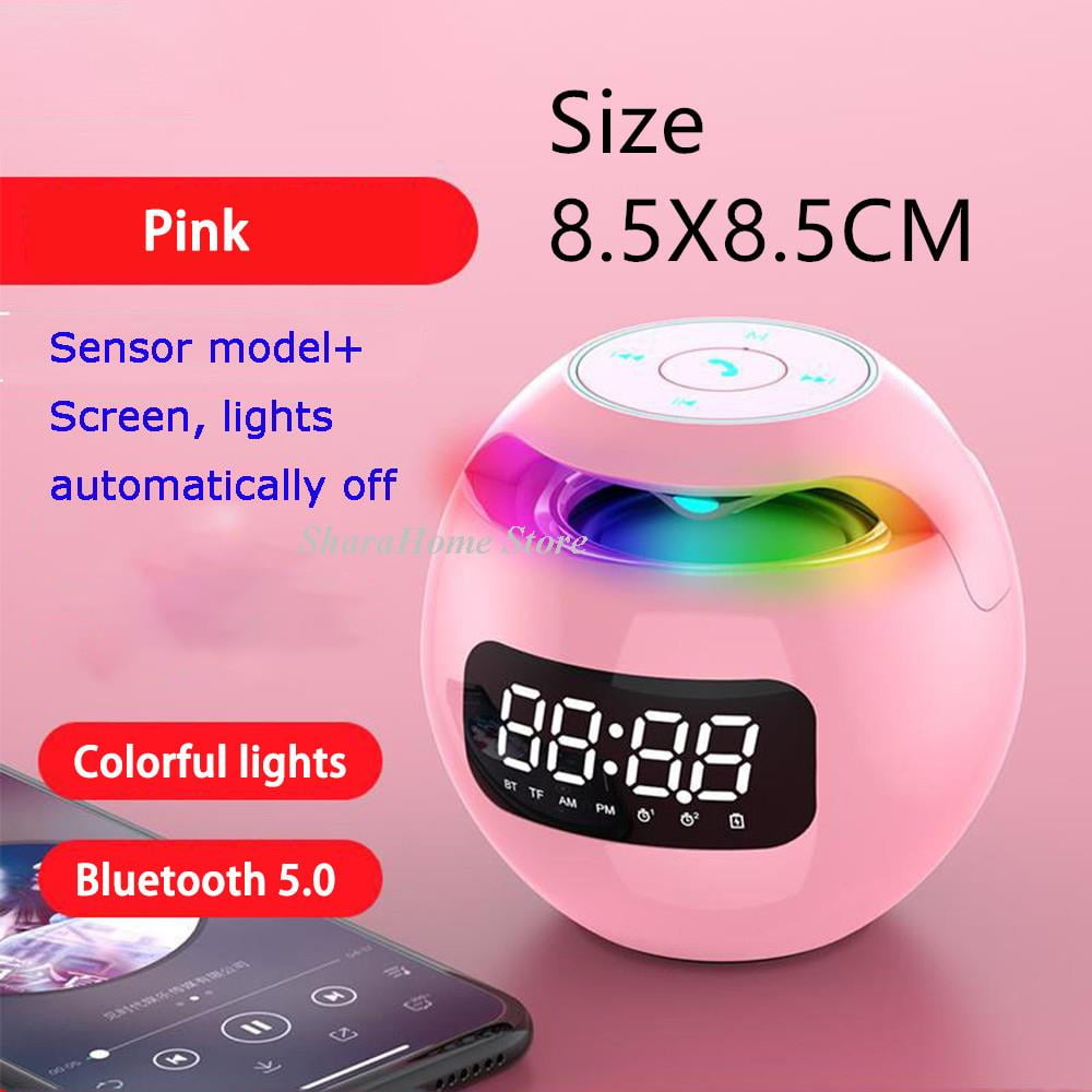 Ai smart bluetooth speaker home room decora alarm clock with led ...