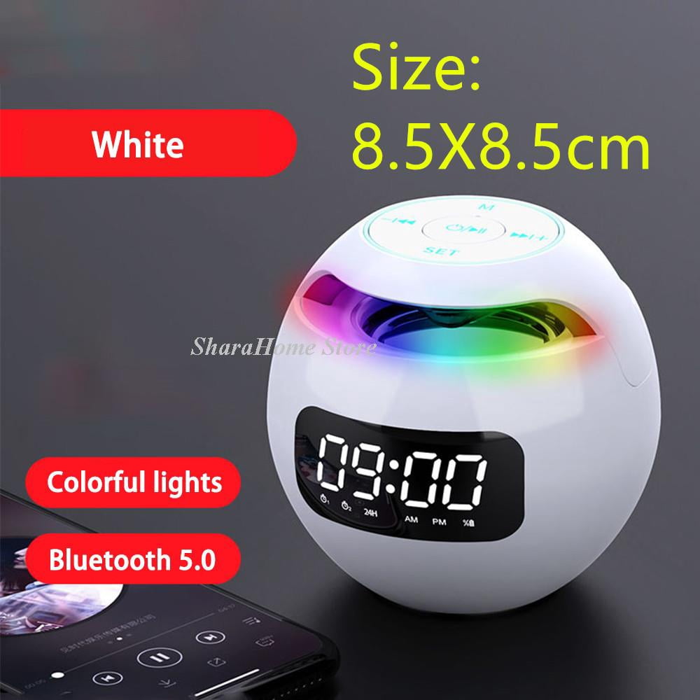 Ai smart bluetooth speaker home room decora alarm clock with led ...