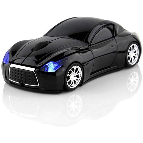 Ai5G Race Car Mouse Wireless Sports Shaped 2.4GHz LED Light Shining ...