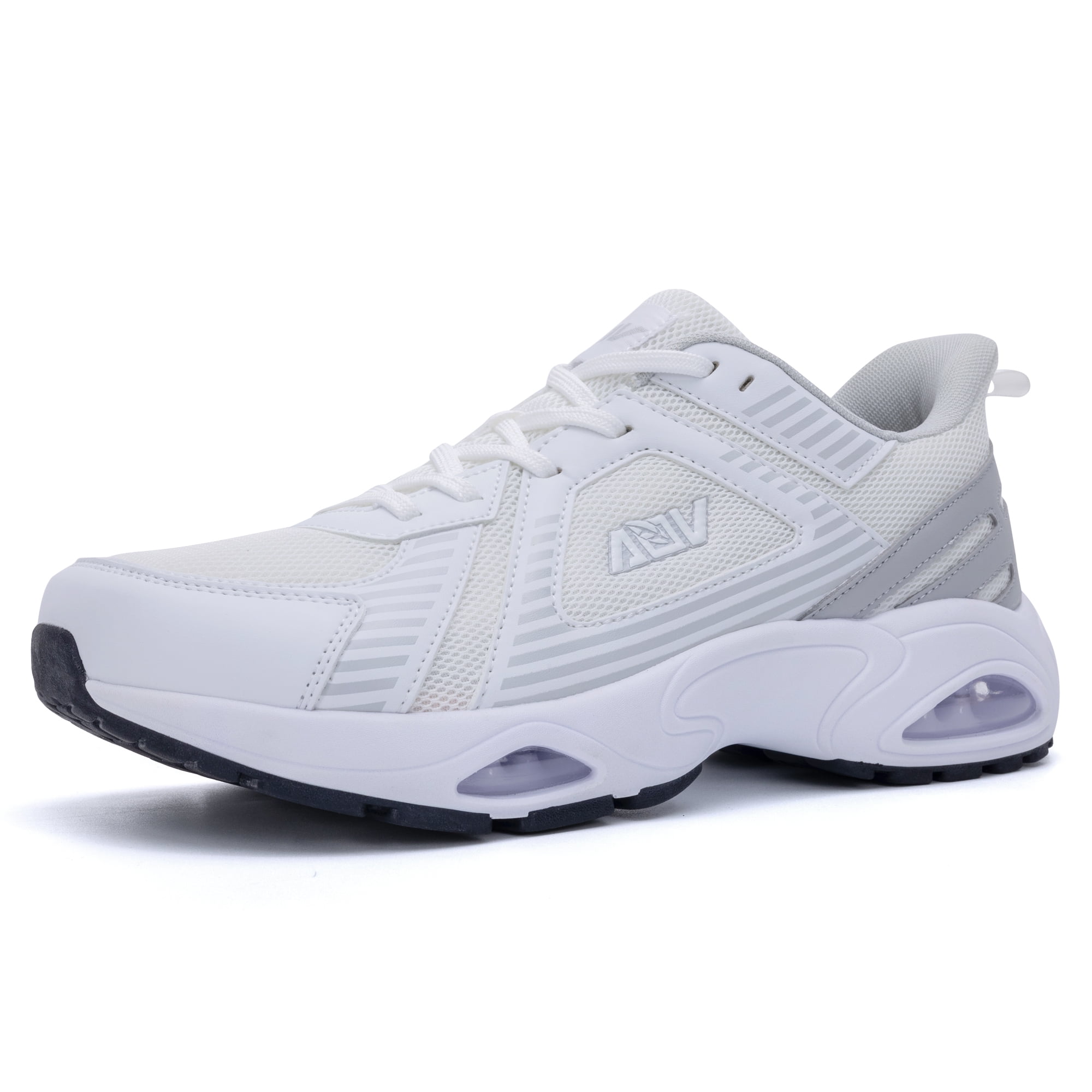 AiEles Mens Wide Toe Box Orthotic Walking Shoes - Arch Support Sneakers ...