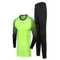 AiFlin Kids Boys Padded Goalkeeper Soccer Jersey Uniform Long Sleeves ...