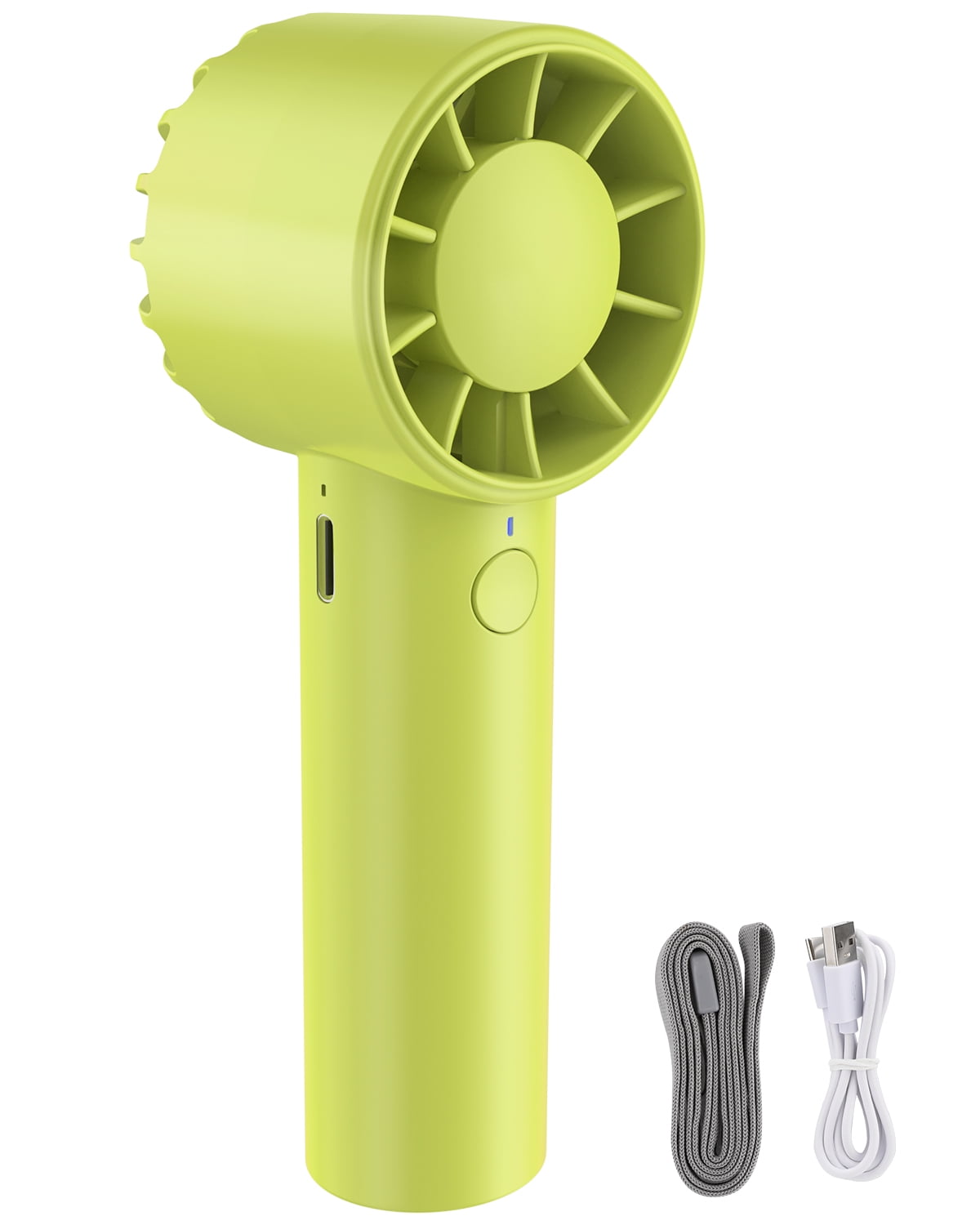 AiYchen Handheld Fan, 3-Speed, USB-C Rechargeable, Enhanced Airflow ...