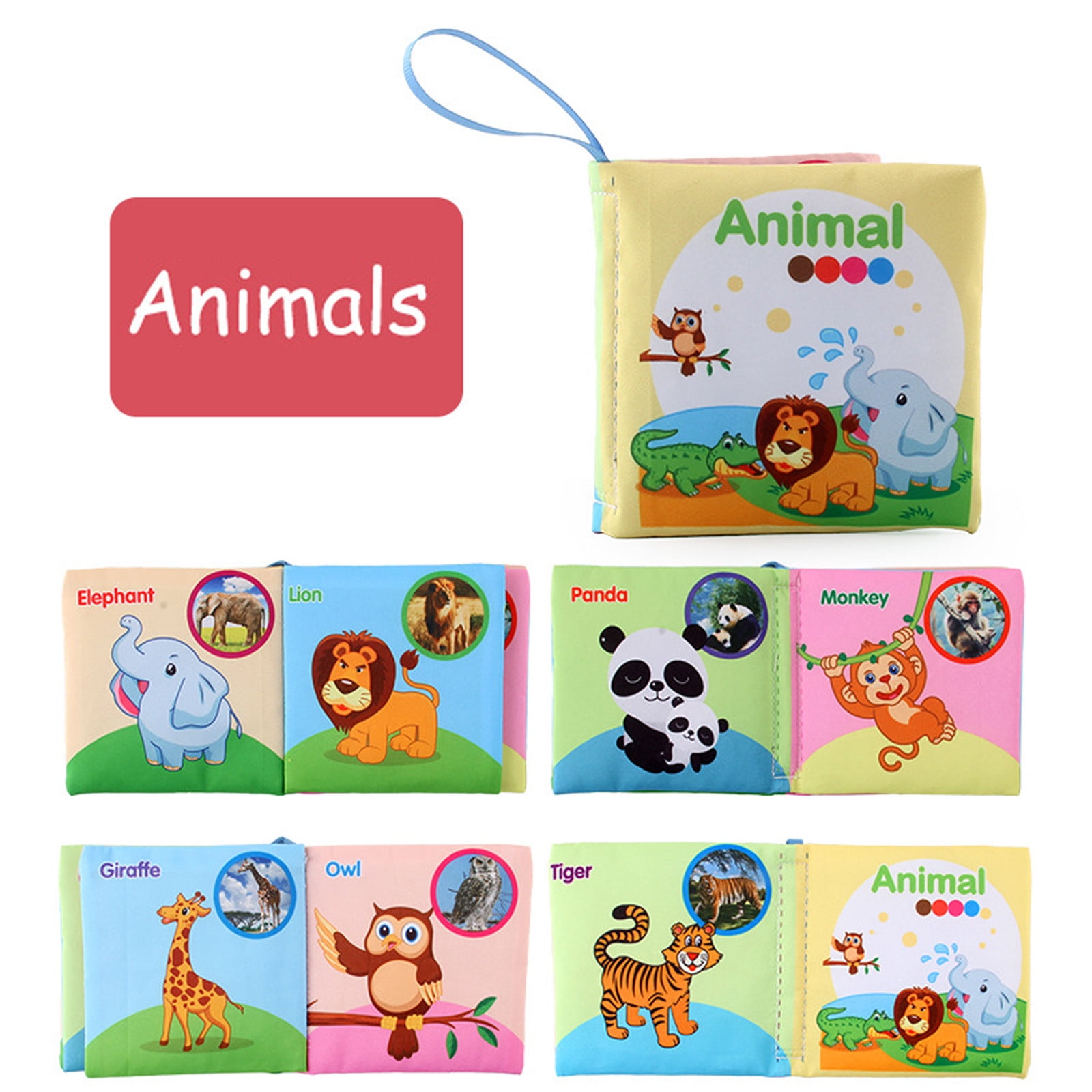AiYqZypa Baby Books 0-6 Months Baby Bath Books Soft Baby Cloth Books ...