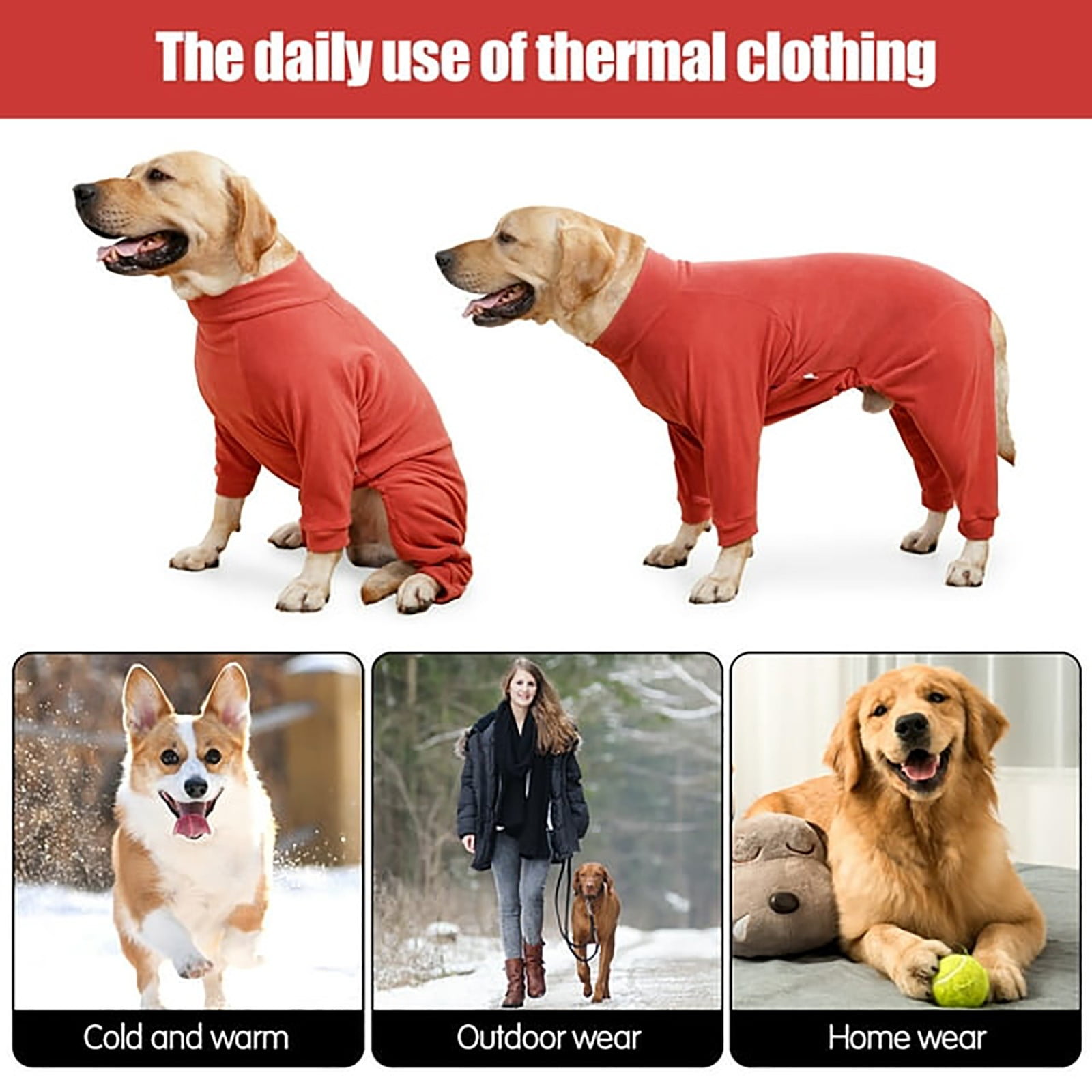 AiYqZypa Clearance Dog Cold Weather Coat Dog Warm Pajamas Onesie Soft ... AiYqZypa Clearance Dog Cold Weather Coat Dog Warm Pajamas Onesie Soft ...