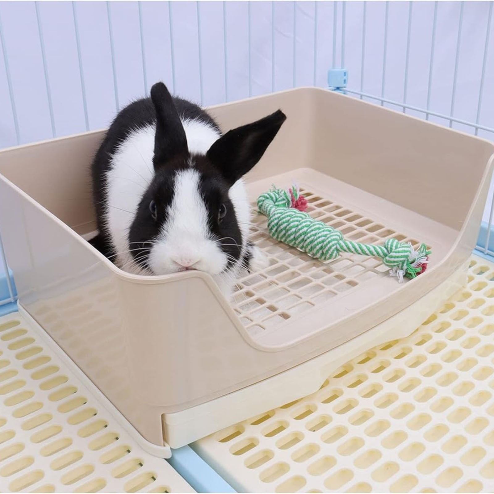 AiYqZypa Clearance Large Rabbit Litter Box Trainer Potty Corner Toilet ...