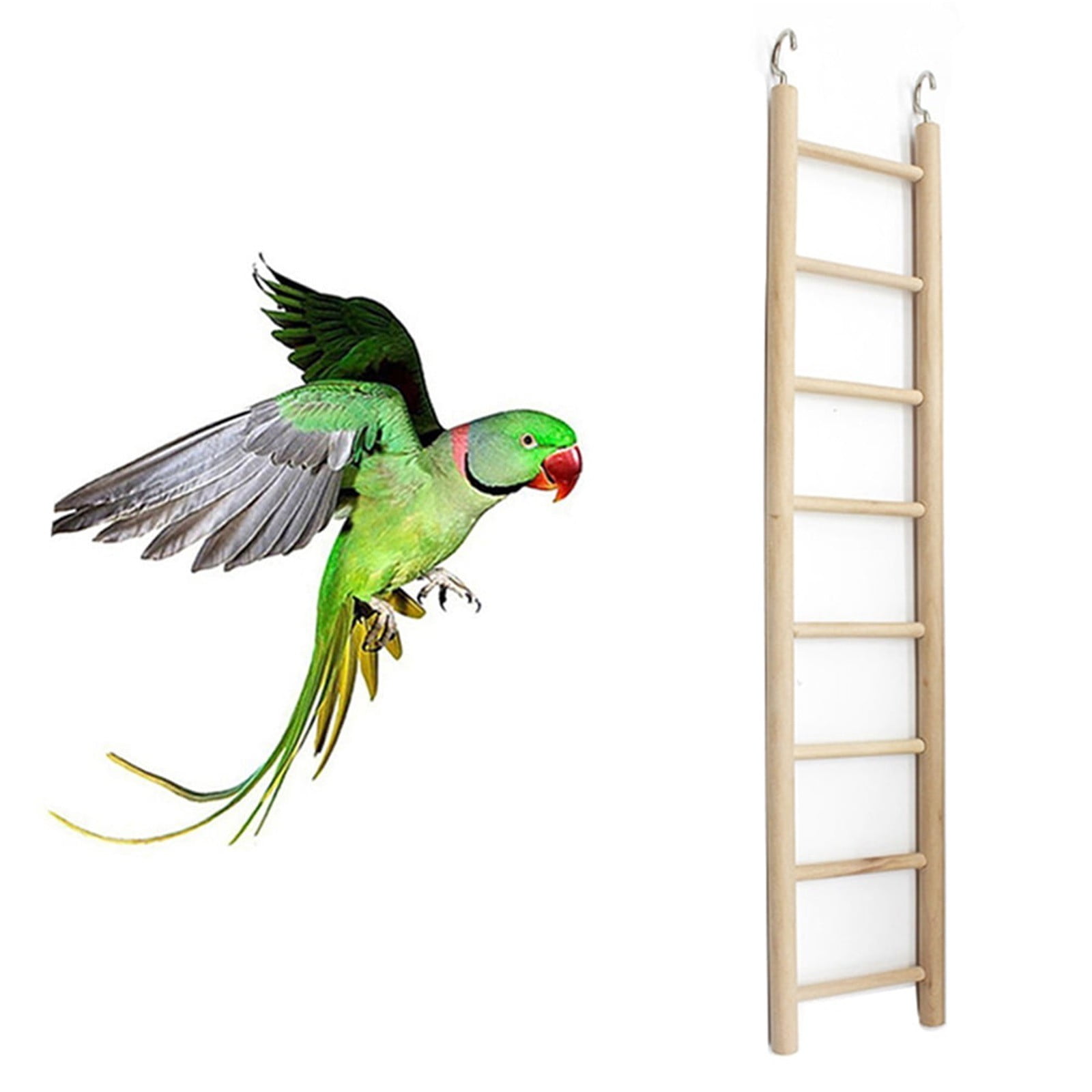 AiYqZypa Clearance Wooden Bird Ladder For Cage Bird Parrot Step Ladders ...