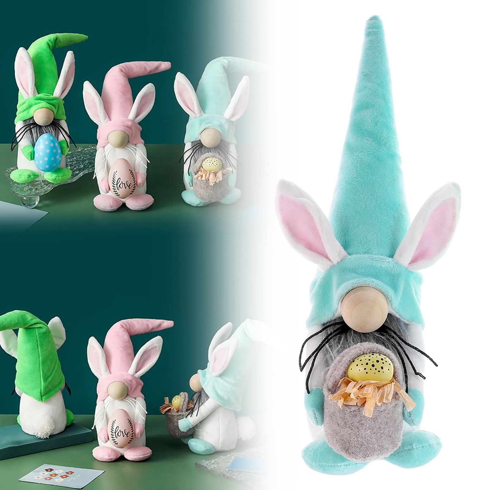 AiYqZypa Faceless Doll Easter Doll Gnome Decor Easter Gnome Doll Easter ...