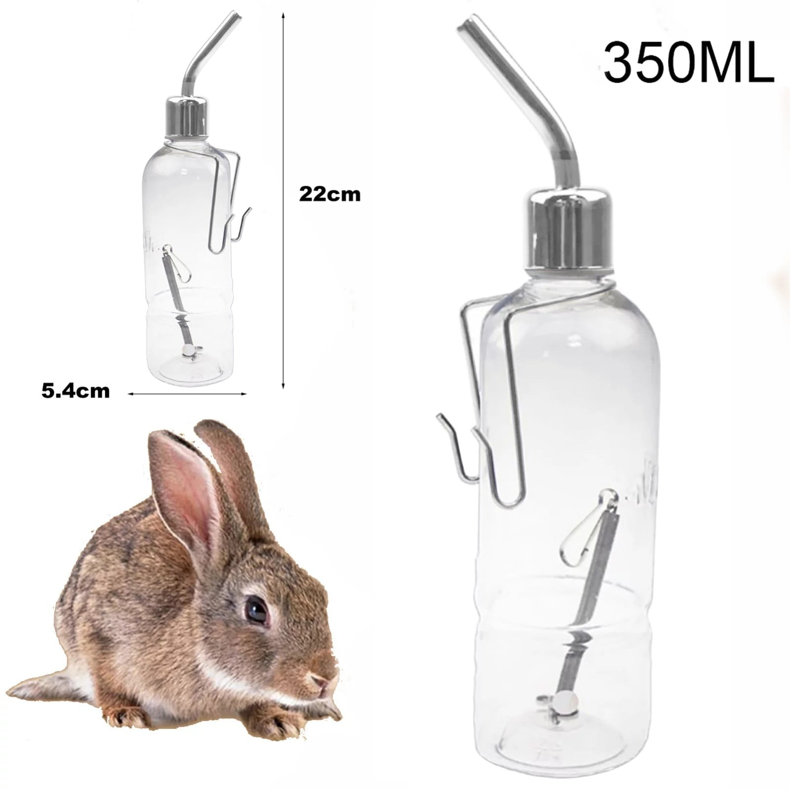 AiYqZypa On Sale Small Pet Water Bottle No Small Animals Cage Water ...
