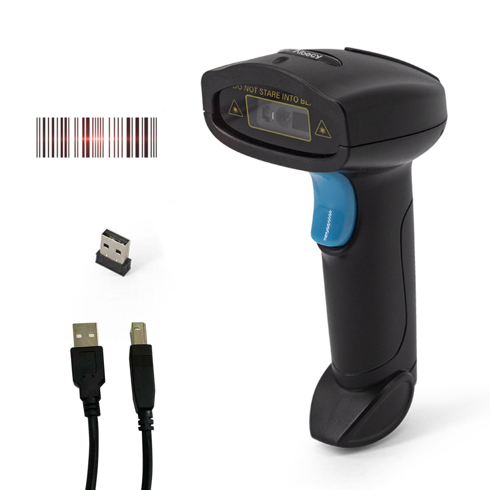 Aibecy 1D 2D Barcode Scanner Handheld Wireless Bar Code Reader Manual ...