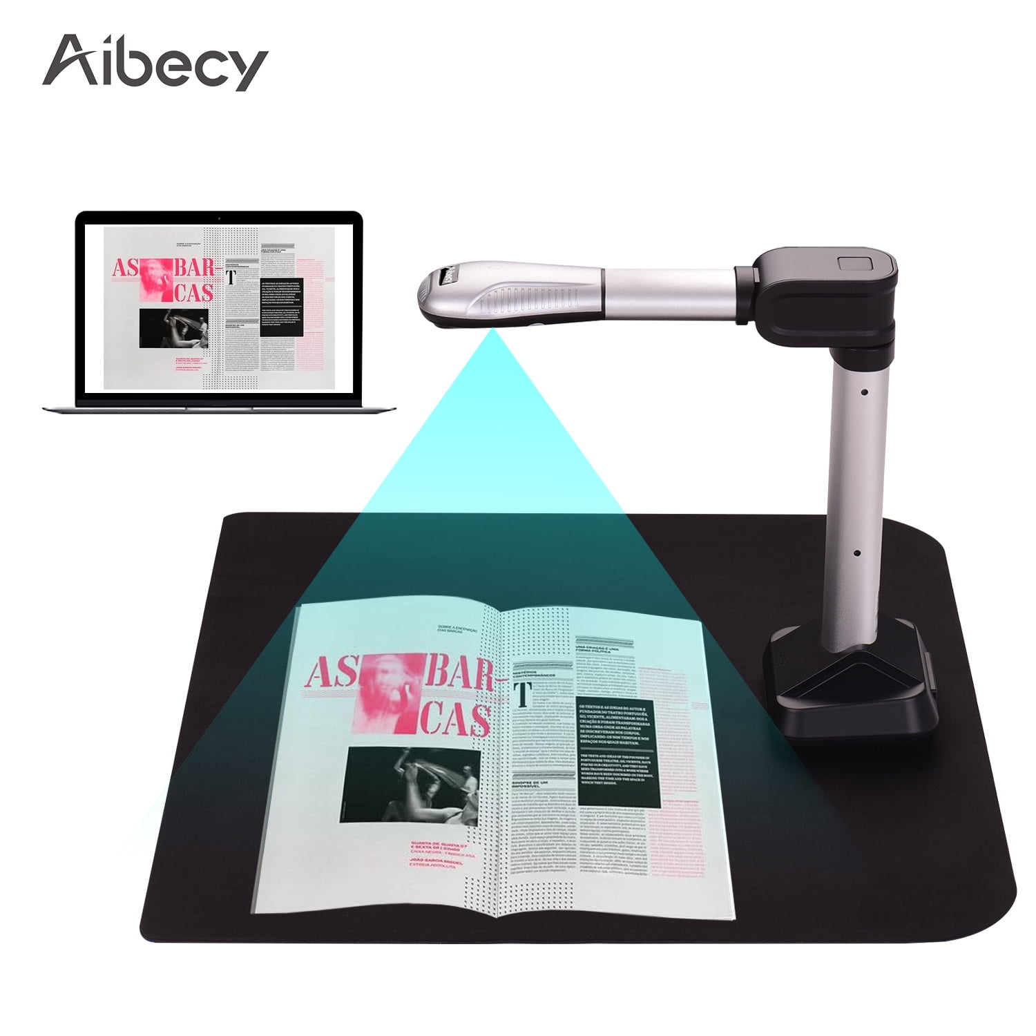Aibecy BK51 USB Document Camera Scanner Capture Size A3 16 Mega-pixels ...
