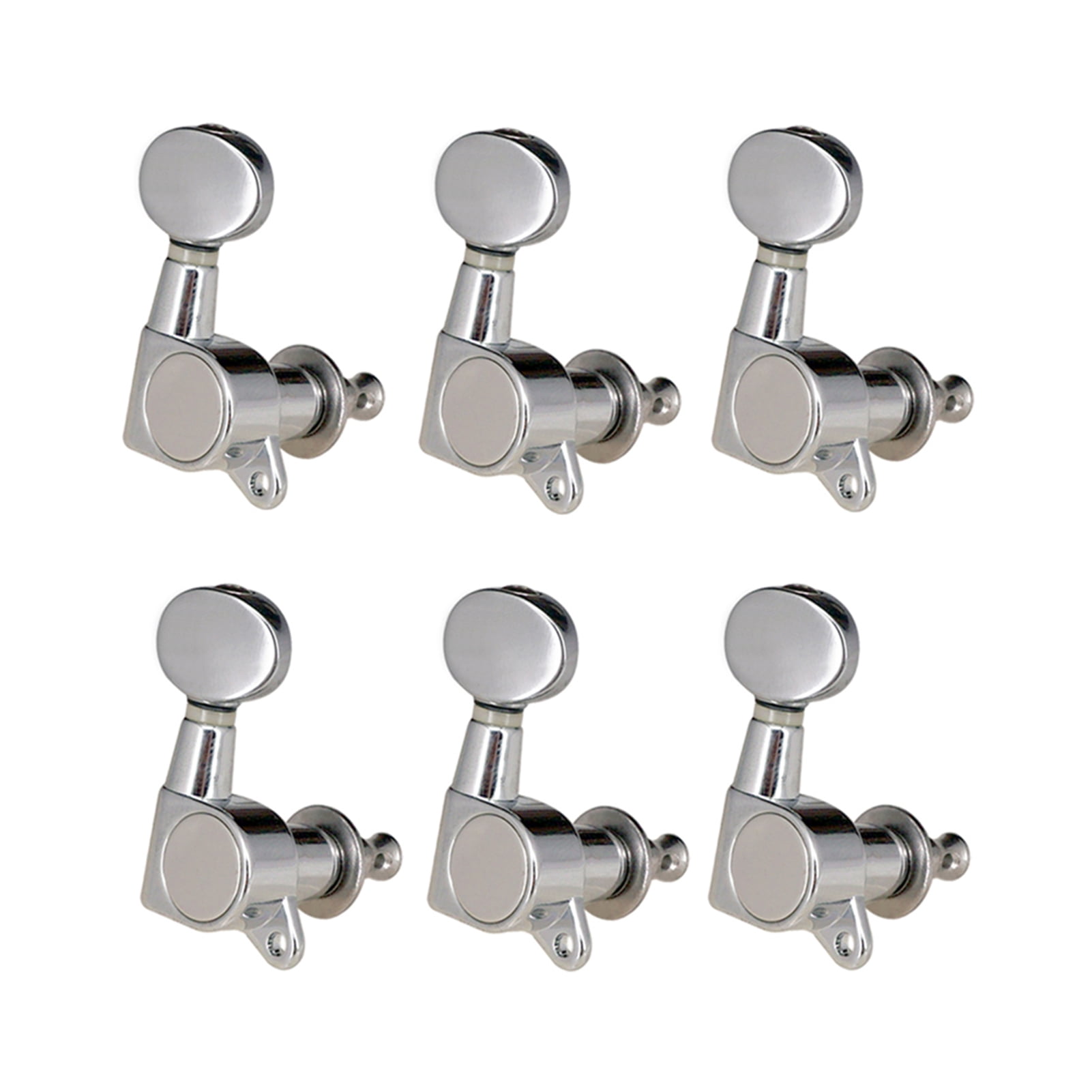 Aibecy Electric or Acoustic Guitar Tuning Machines 6 Right Oval Button ...