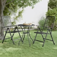 Amazonia Navarro Teak Finish Patio Stacking Chairs, Set of 4, Seating ...