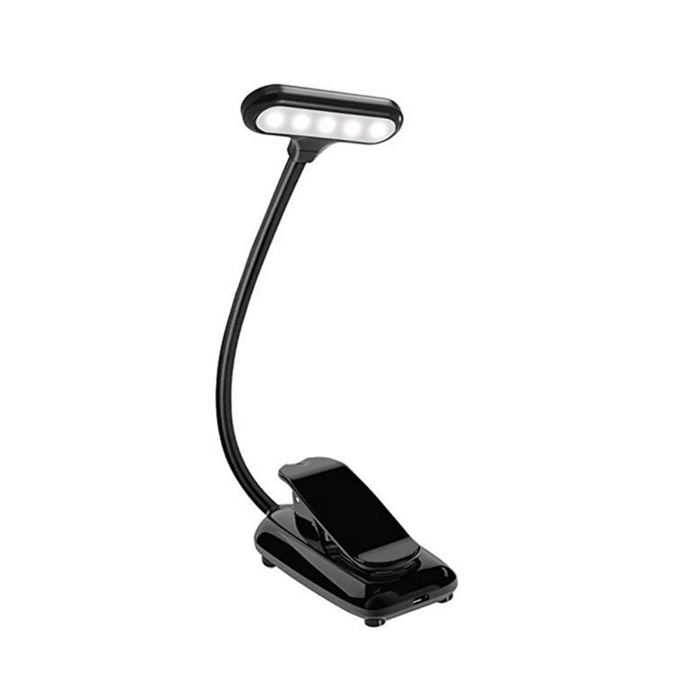 Aibecy LED Desk Lamp Clamp Stand with 3 Brightness Modes Rechargeable ...
