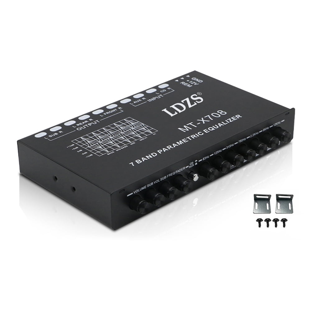 Multifunctional Car Audio Equalizer: Professional 7-Band EQ, Crossover ...