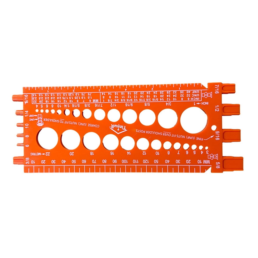 Aibecy Thread Identifier Nut Bolt Size Checker Metric Imperial Gauge ...