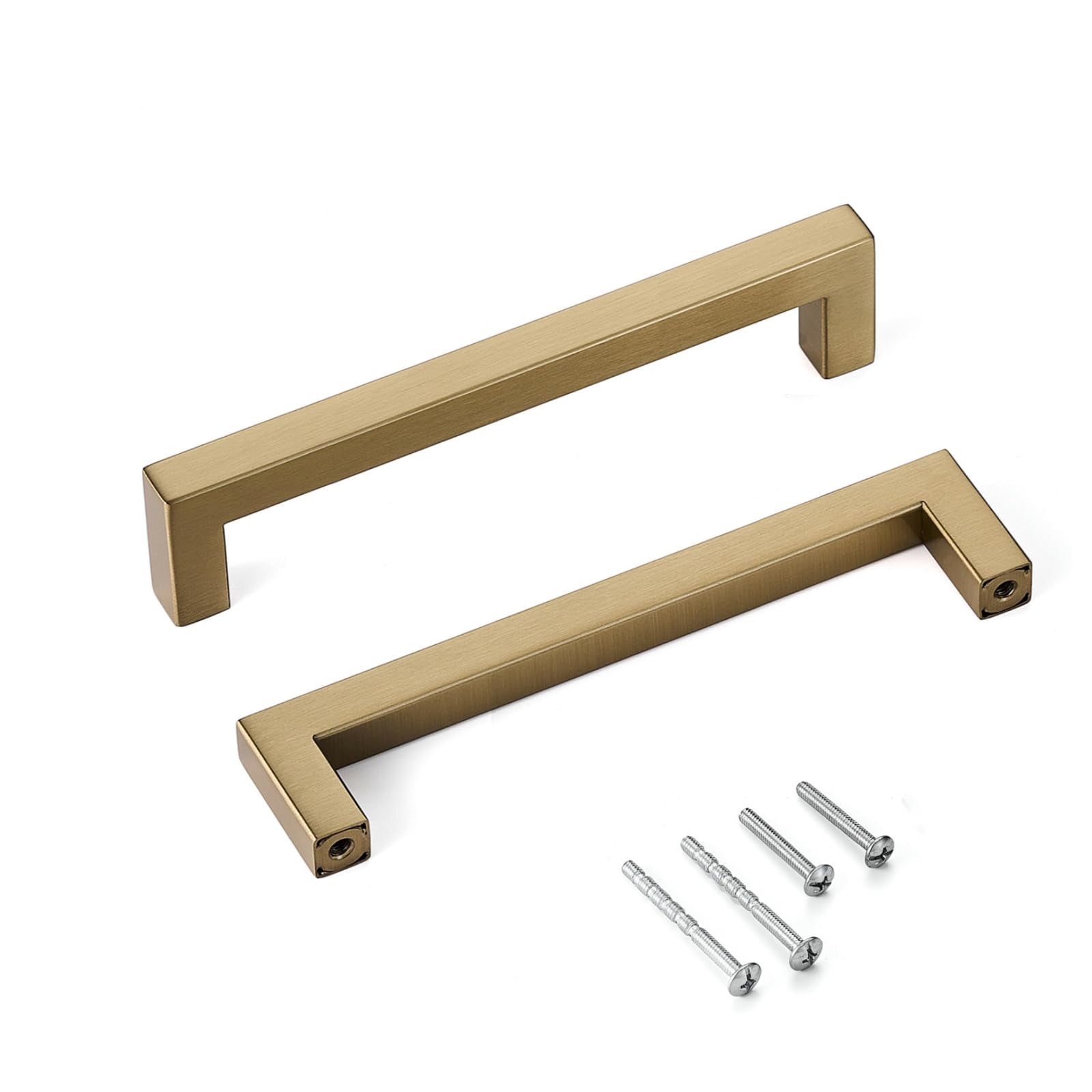 Aibeli 20 Pack Cabinet Pulls Champagne Bronze 6.3 Inch Hole Center ...