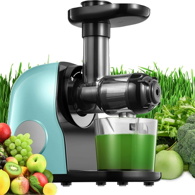 Aicok Cold Extractor Juicer Machine, 150W, Slow Masticating, High Juice ...