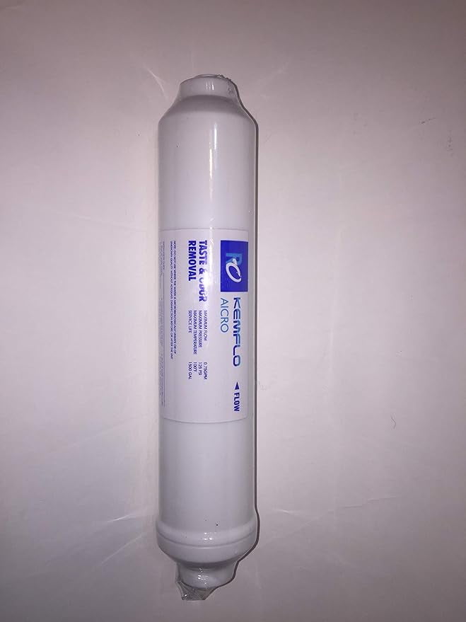 Aicro AICRO-Q 10 inch x 2 inch GAC Inline Filter with 1/4 inch Quick ...