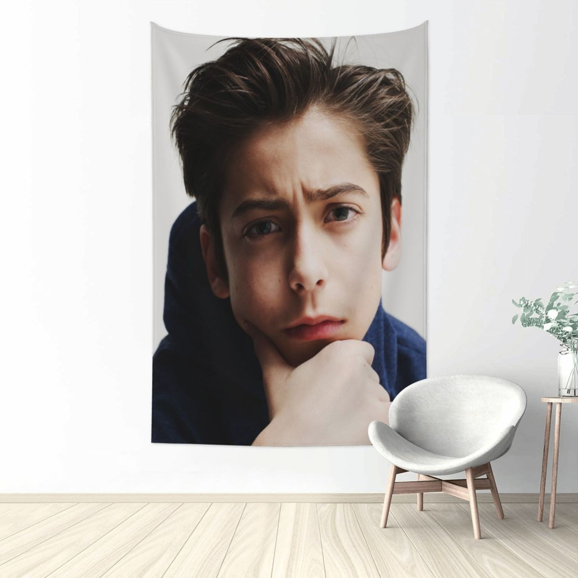 Aidan Gallagher Tapestry Poster Printing Wall Hanging Tapestries Wall Art Tapestry for Bedroom ...