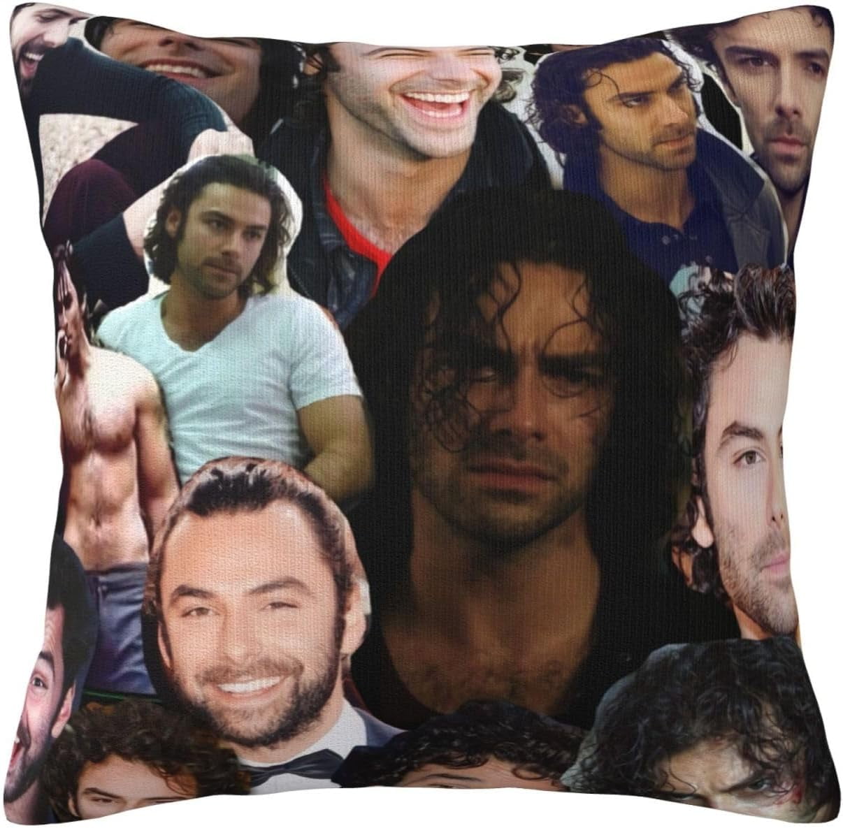 Aidan Turner Pillow Covers 18 X 18 Inch Decorative Throw Cushion Cases ...