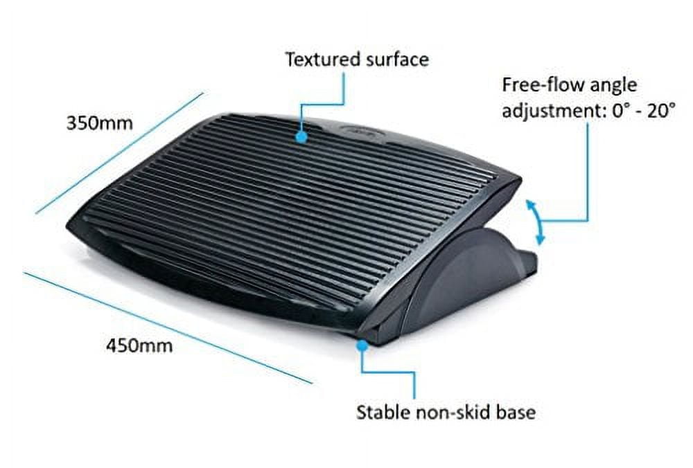 Aidata FR003 Ergo Plus Footrest, Ergonomic Design, Foot Stand Stool ...