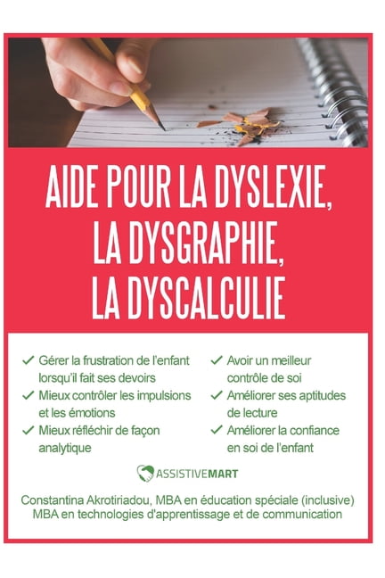 Aide pour la dyslexie, la dysgraphie, la dyscalculie - Walmart.com