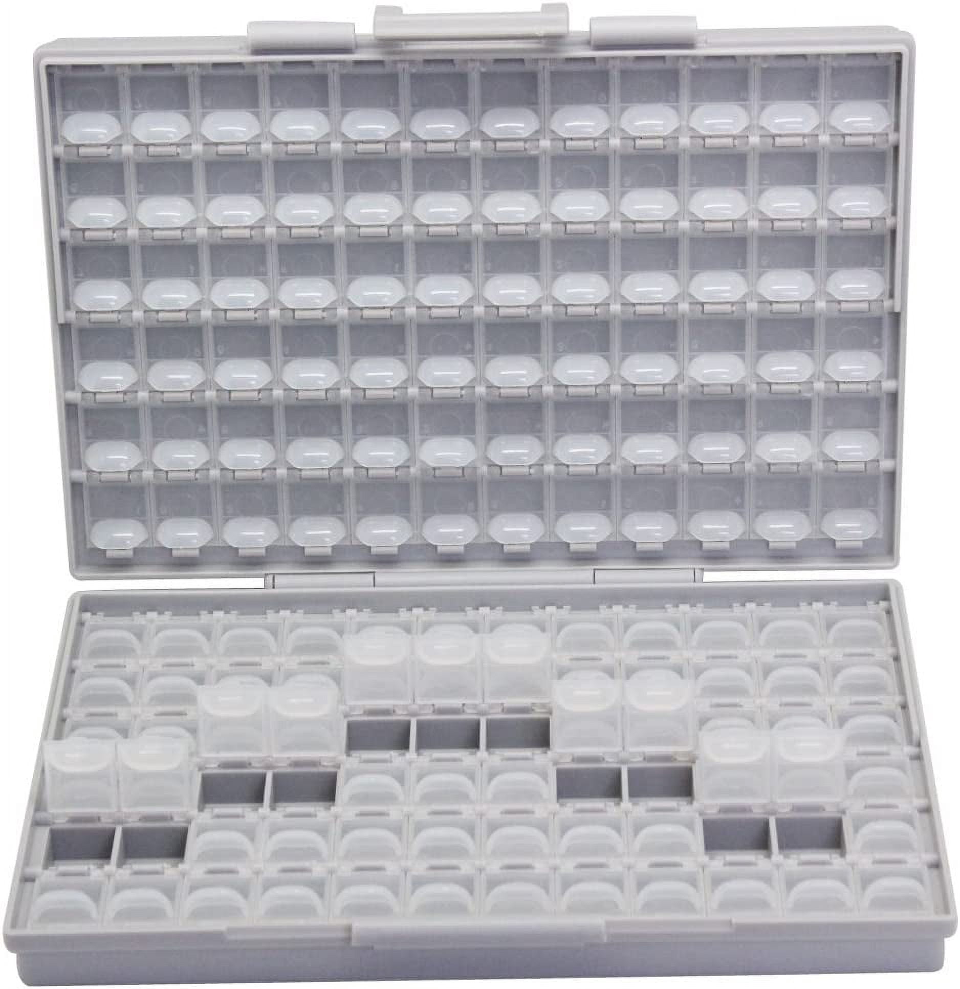 AideTek BOX-ALL Enclosures SMD SMT Resistor Capacitor Organizer , GRAY ...