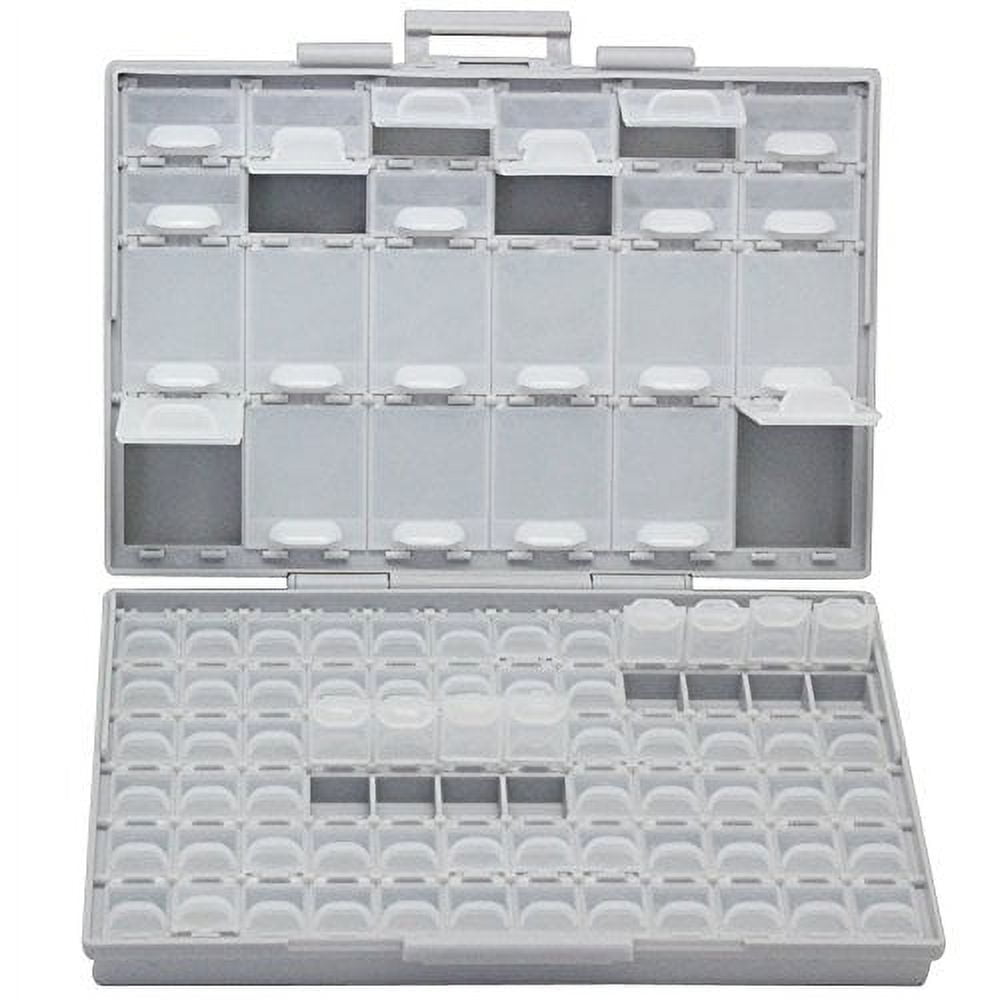AideTek BOXALL96 96 Lids Enclosure SMD SMT Parts Organizer Surface ...