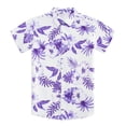 Aideaone Boy's Button Down Hawaiian Shirts Short Sleeve Cool Cartoon ...