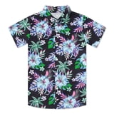 Aideaone Boy's Button Down Hawaiian Shirts Short Sleeve Cool Cartoon ...
