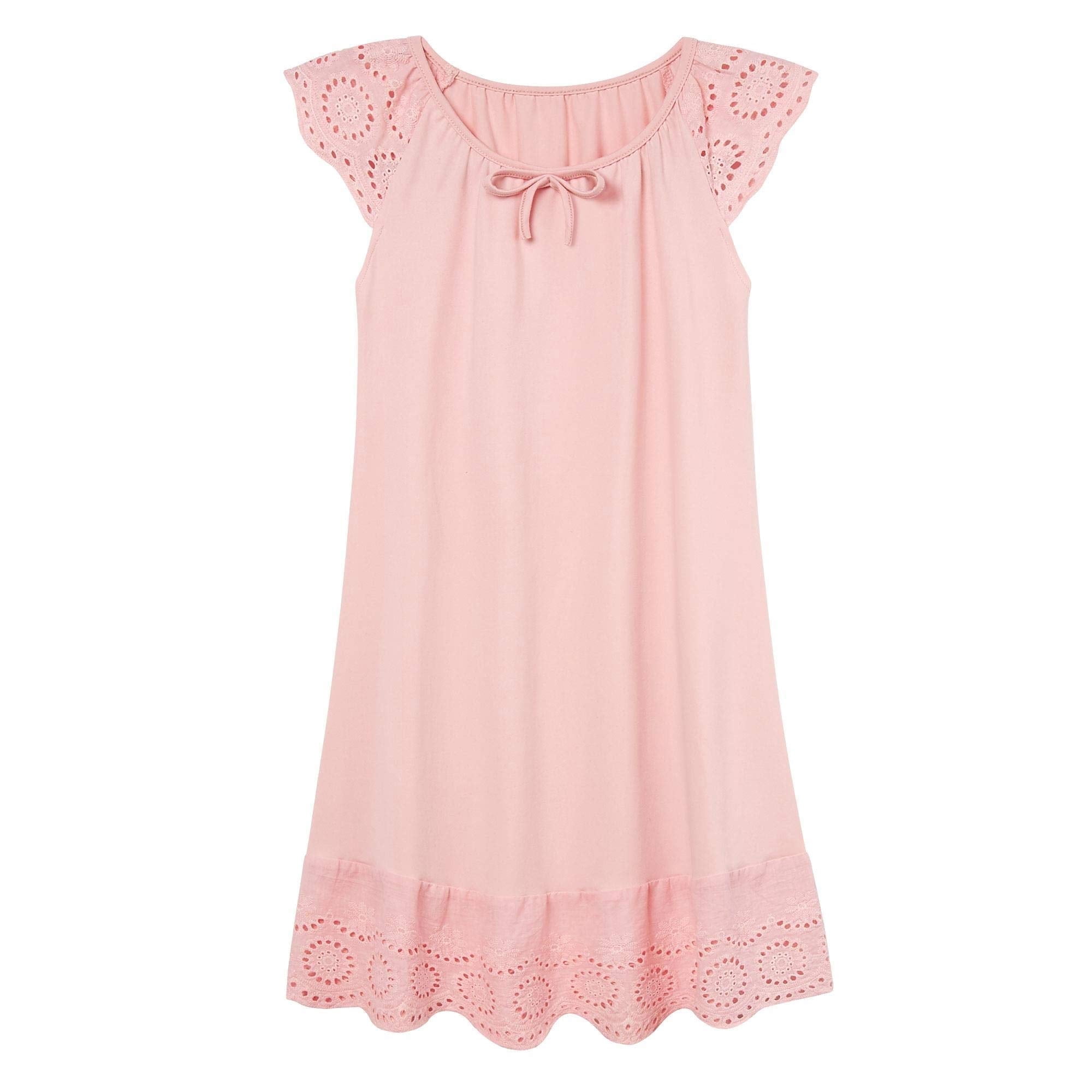 Aideaone Girls Nightgowns Cute Princess Sleepwear Flutter Sleeve ...