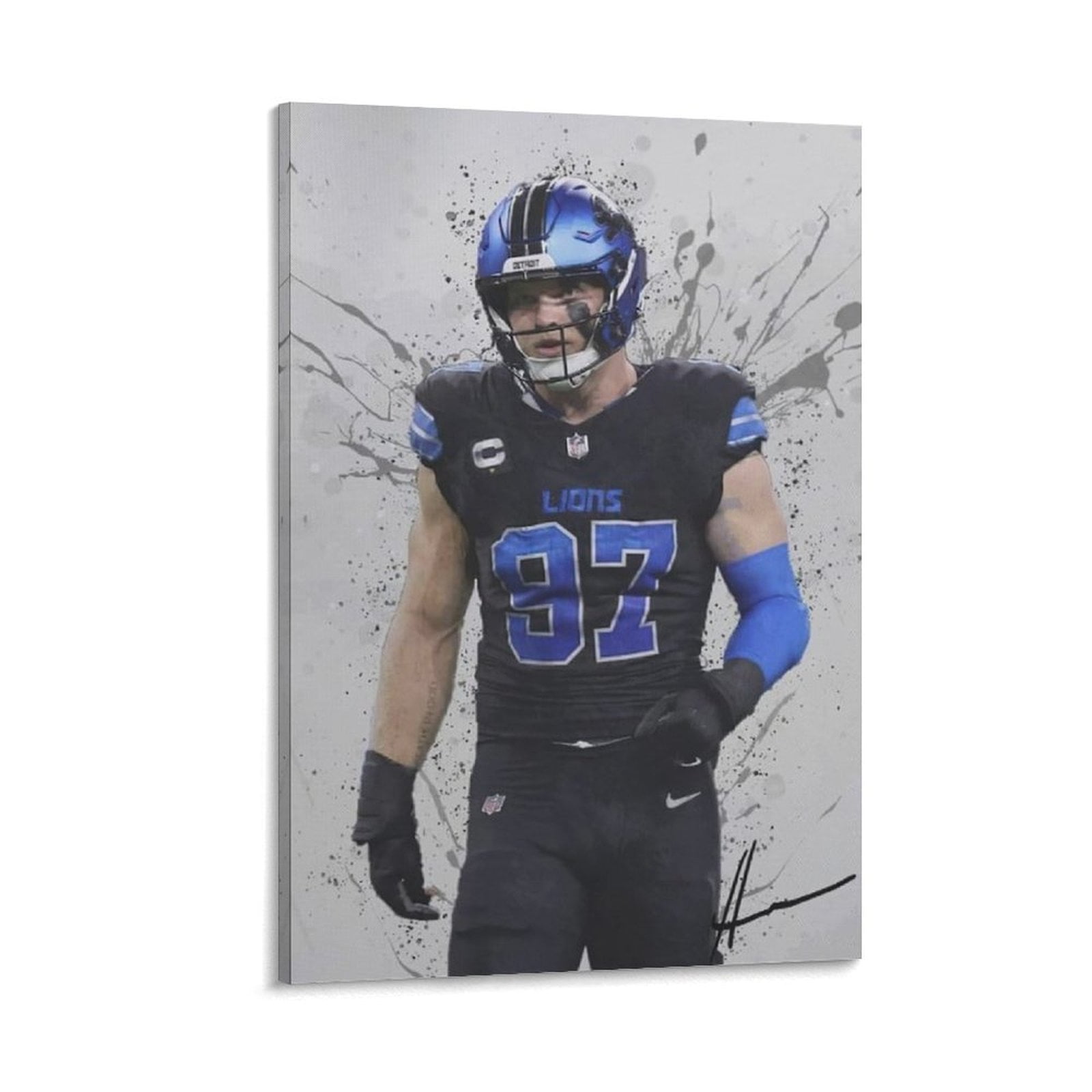 Aiden Hutchinson Canvas Poster Posters Art Print Wall Photo Paint Poster Hanging Picture Family ...