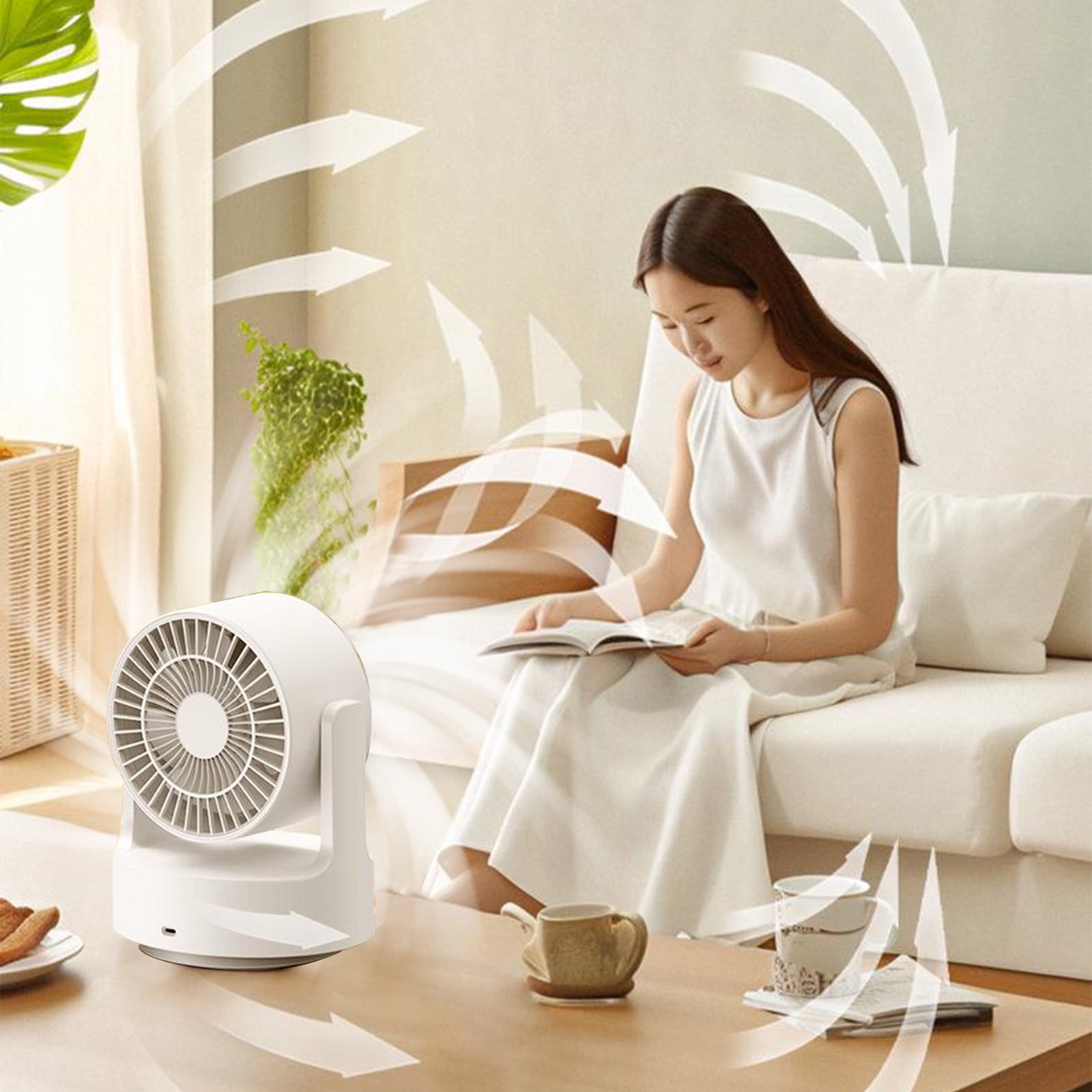 Aidoshy Air Cooler, Cooler Fans for Home, Household USB Lighting Fan ...