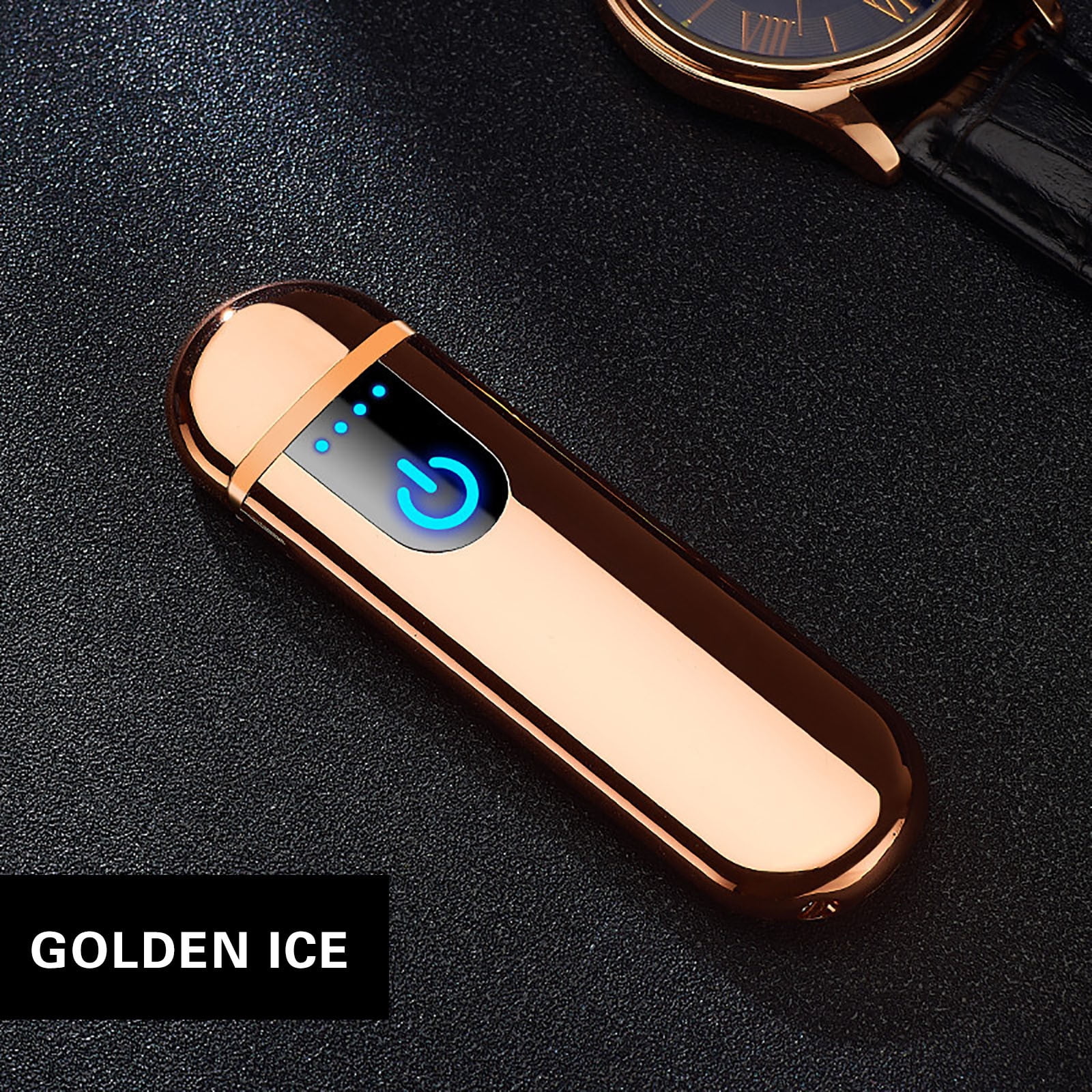 Aidoshy Electric Lighter,Battery Display, Sensing Lighter, Oval Shaped ...