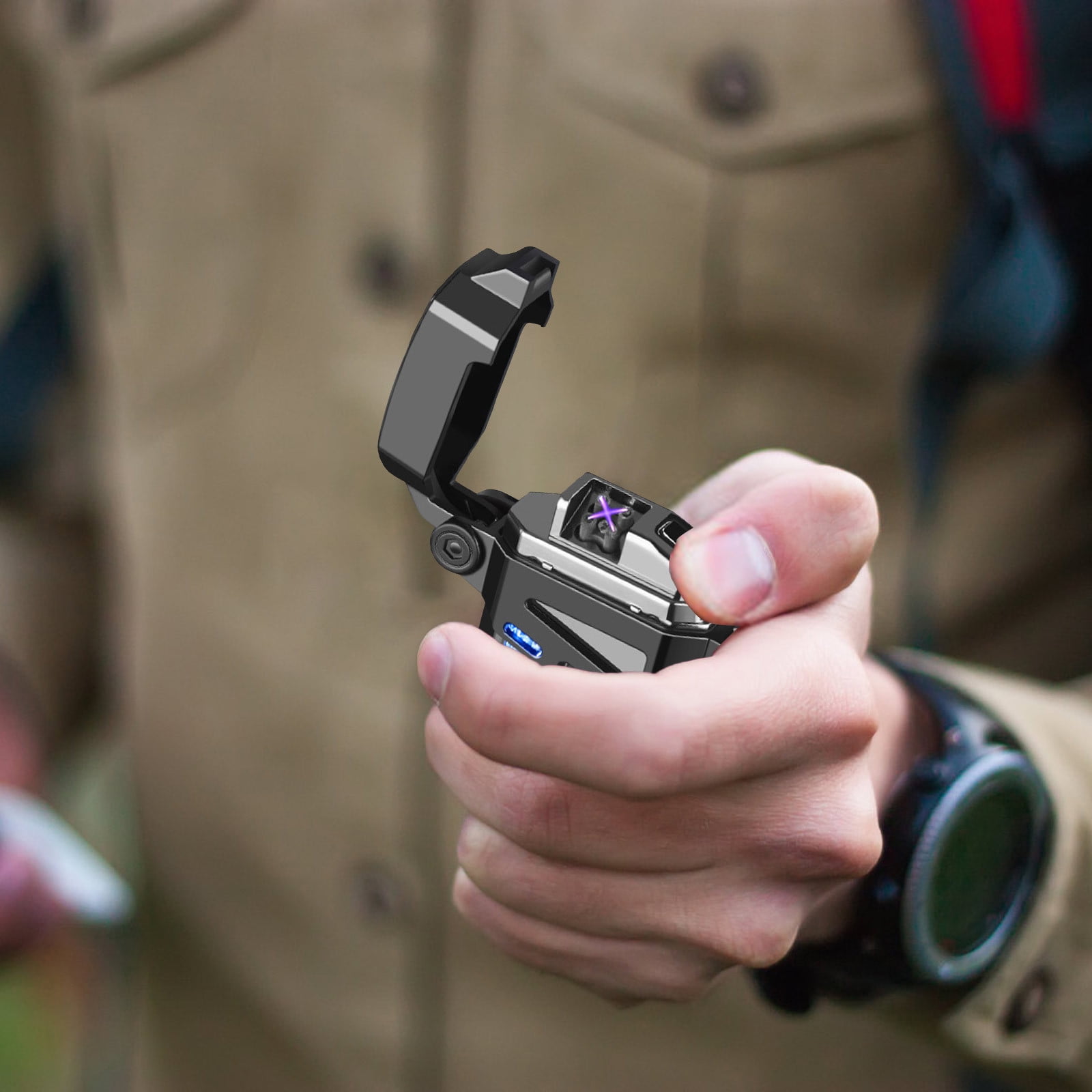 Aidoshy Electric Lighter,High-value Electronic Light Windproof Electric ...