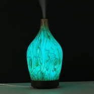 Aromar 100 mL Rotating Glass Amphora Design Ultrasonic Aroma Oil ...