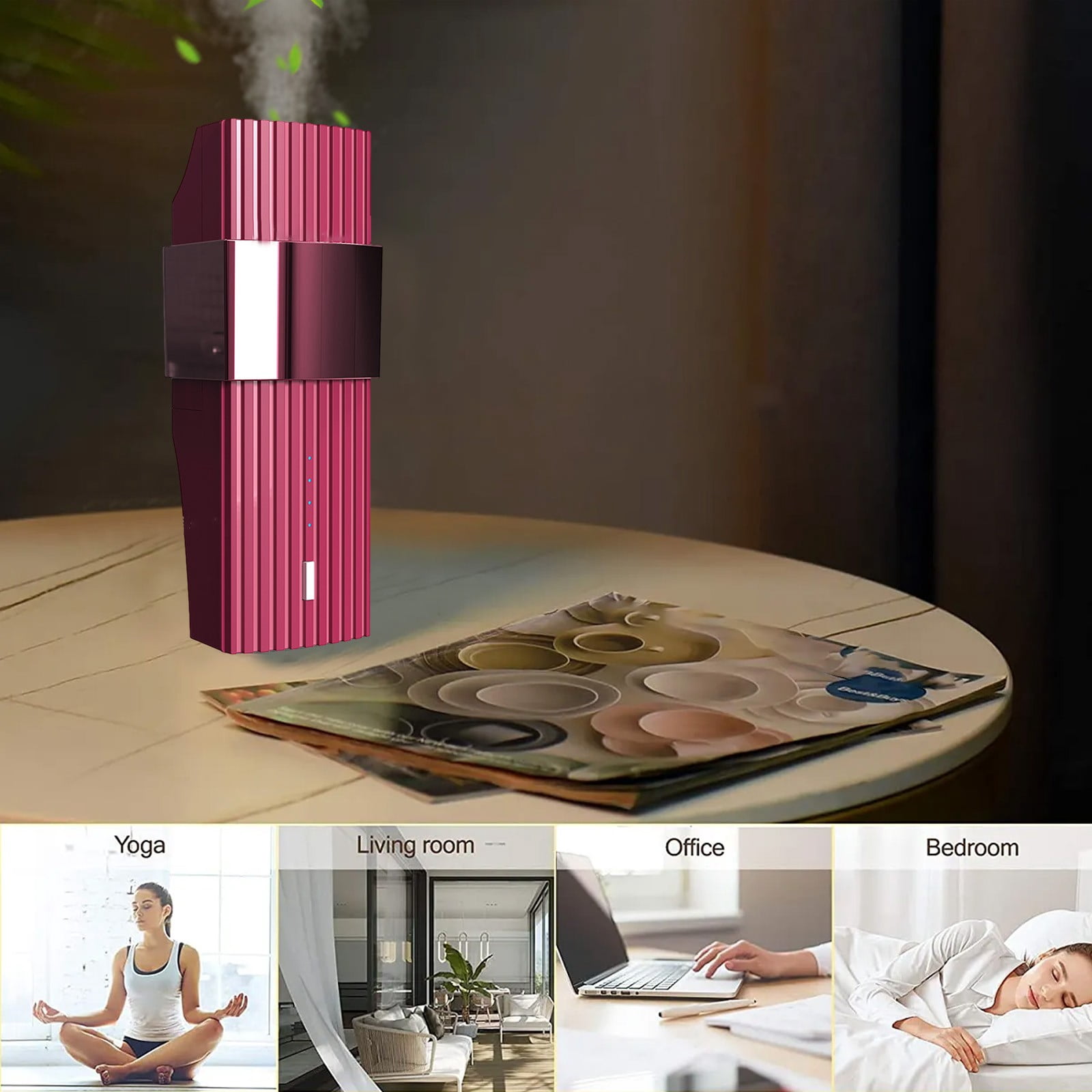 Aidoshy Essential Oil Diffuser,Rechargeable Aromatherapy Machine ...