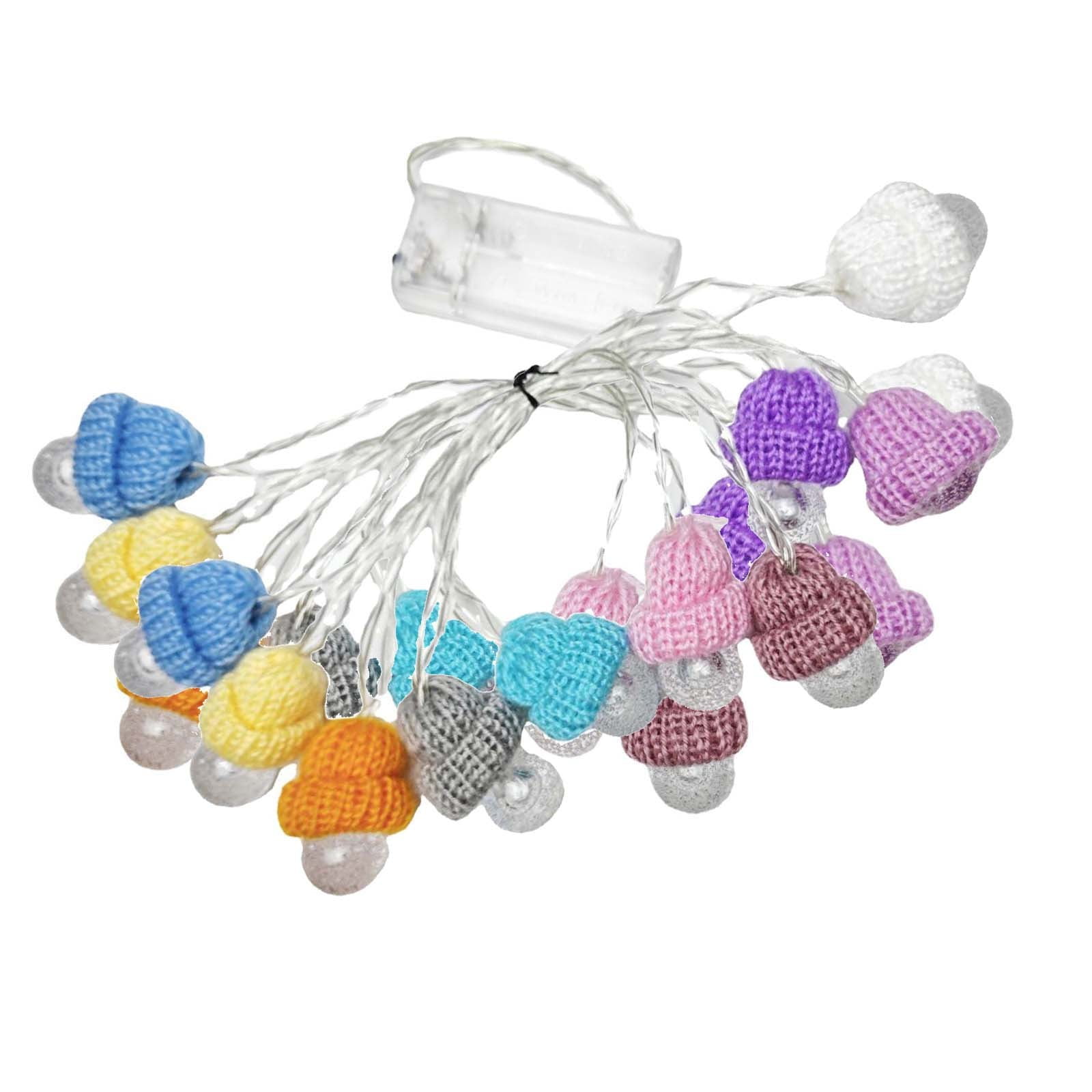 Aidoshy Indoor Outdoor Fairy String Light,80 Christmas Light Clips ...