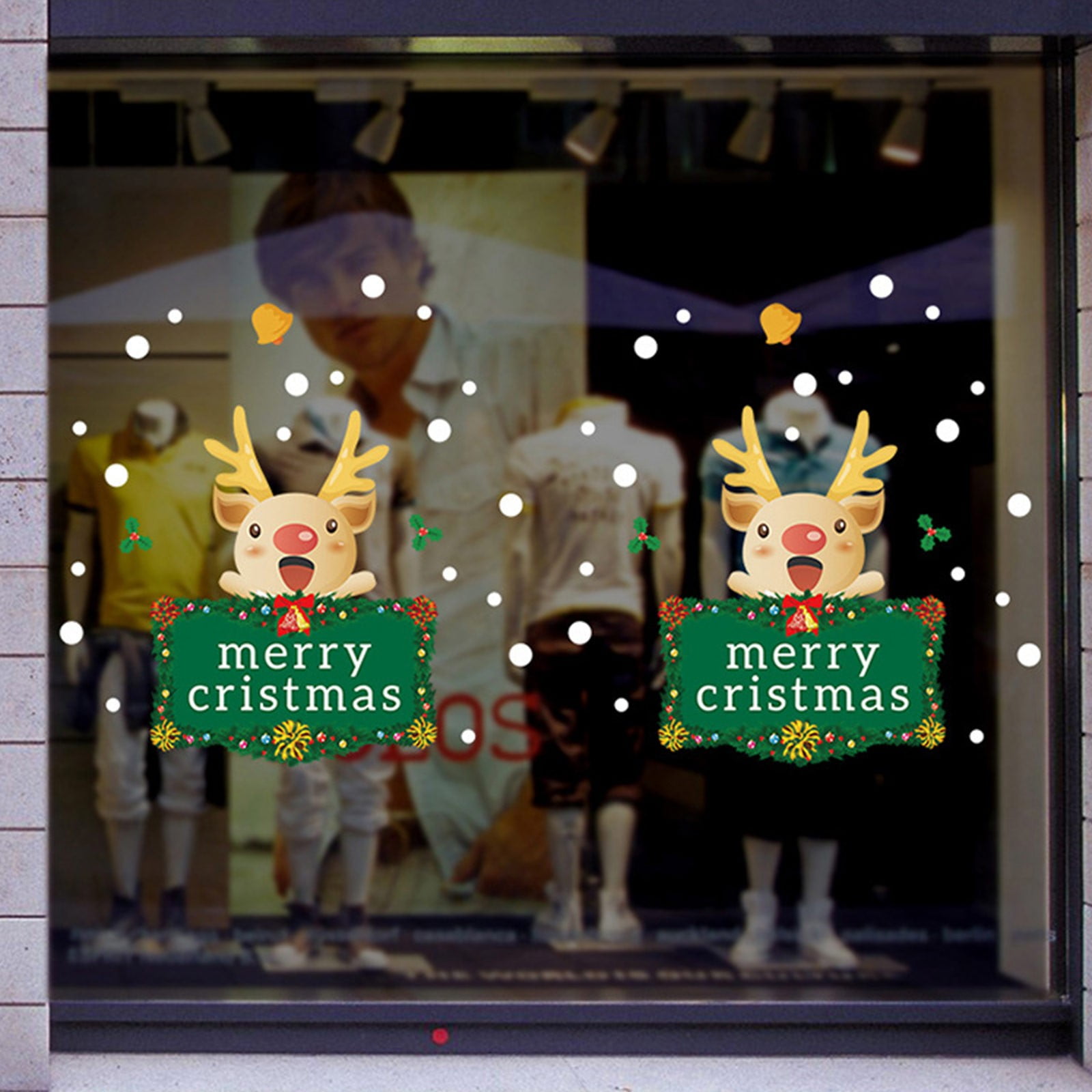 Aidoshy Wall Paper Peel and Stick Modern,Christmas Stickers Shopping ...