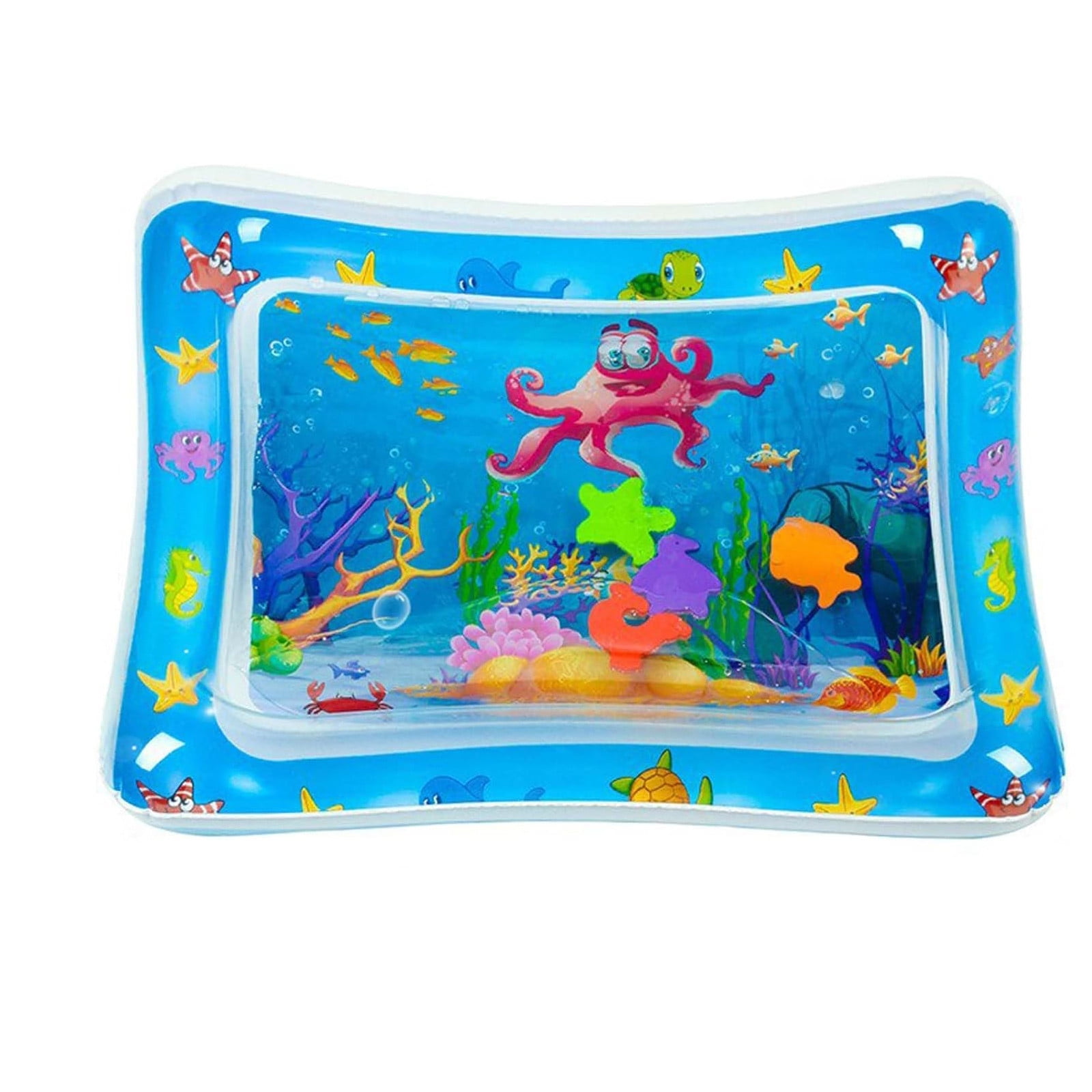 Aidoshy Water Mat for Baby,Tummy Time Mat, Inflatable Sensory Mat ...