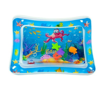 Stashables Tummy Time Water Inflatable Play Mat for Infants, Strengthen ...