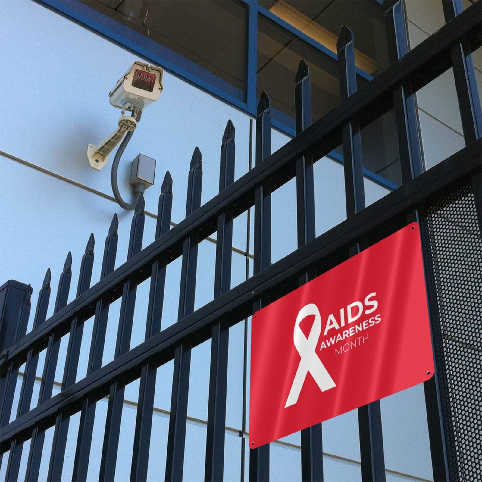 Aids Awareness Month Sign 12x8in Indoor Outdoor Metal Information For ...