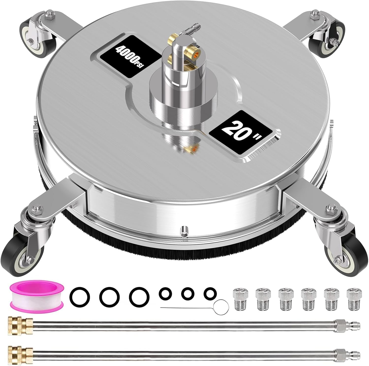 Aihand Pressure Washer,20'' 4000PSI Pressure Washer for Surface Cleaner ...