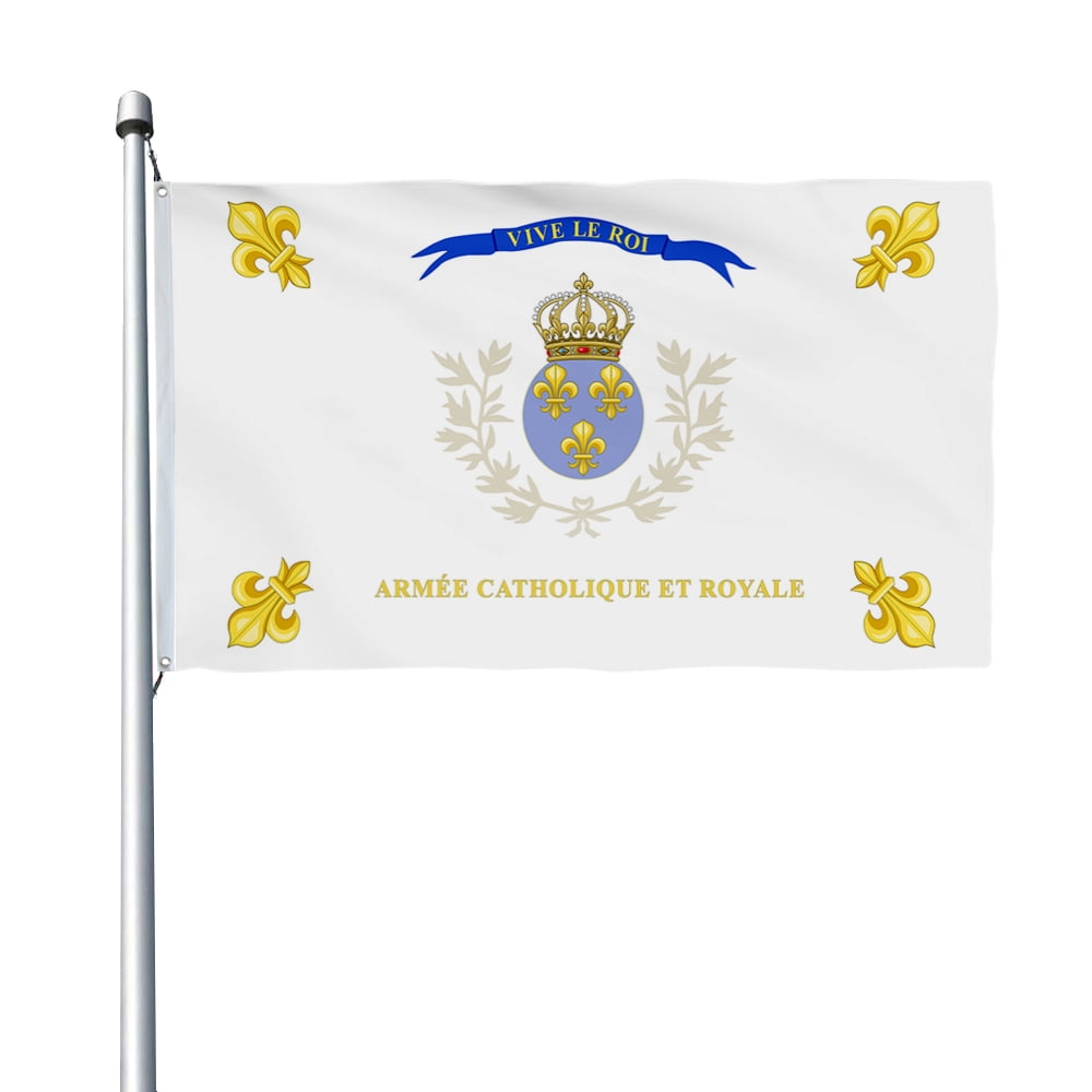 Aihccy Armée Catholique et Royale de Vendée Flag with Brass Grommets ...