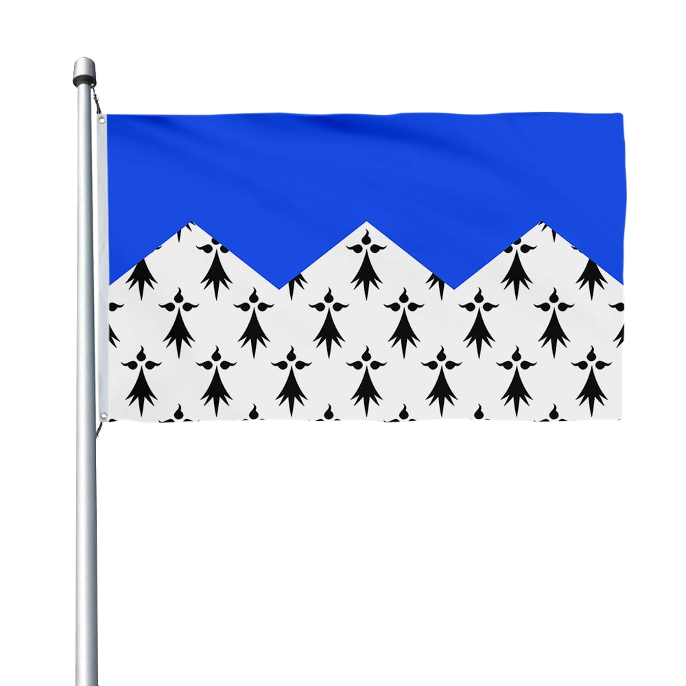 Aihccy Côtes-d Armor Flag with Brass Grommets Size - 3x5Ft - Walmart.com