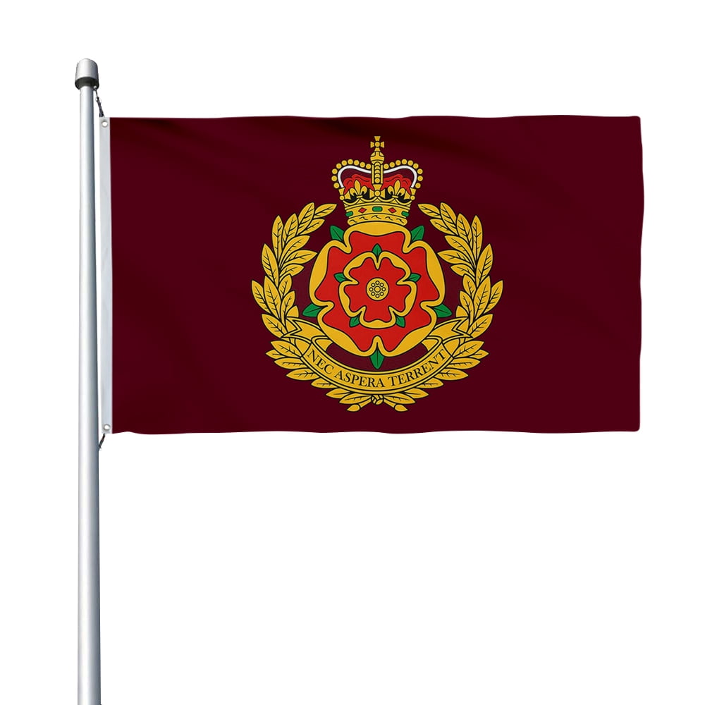 Aihccy Duke of Lancaster Regiment Flag with Brass Grommets Size - 3x5Ft ...