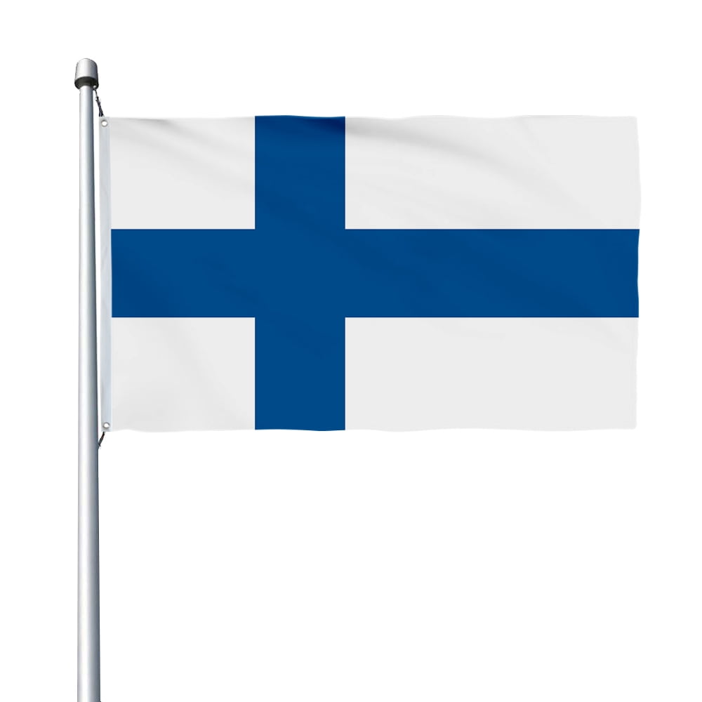 Aihccy Finland Flag with Brass Grommets Size - 3x5Ft - Walmart.com