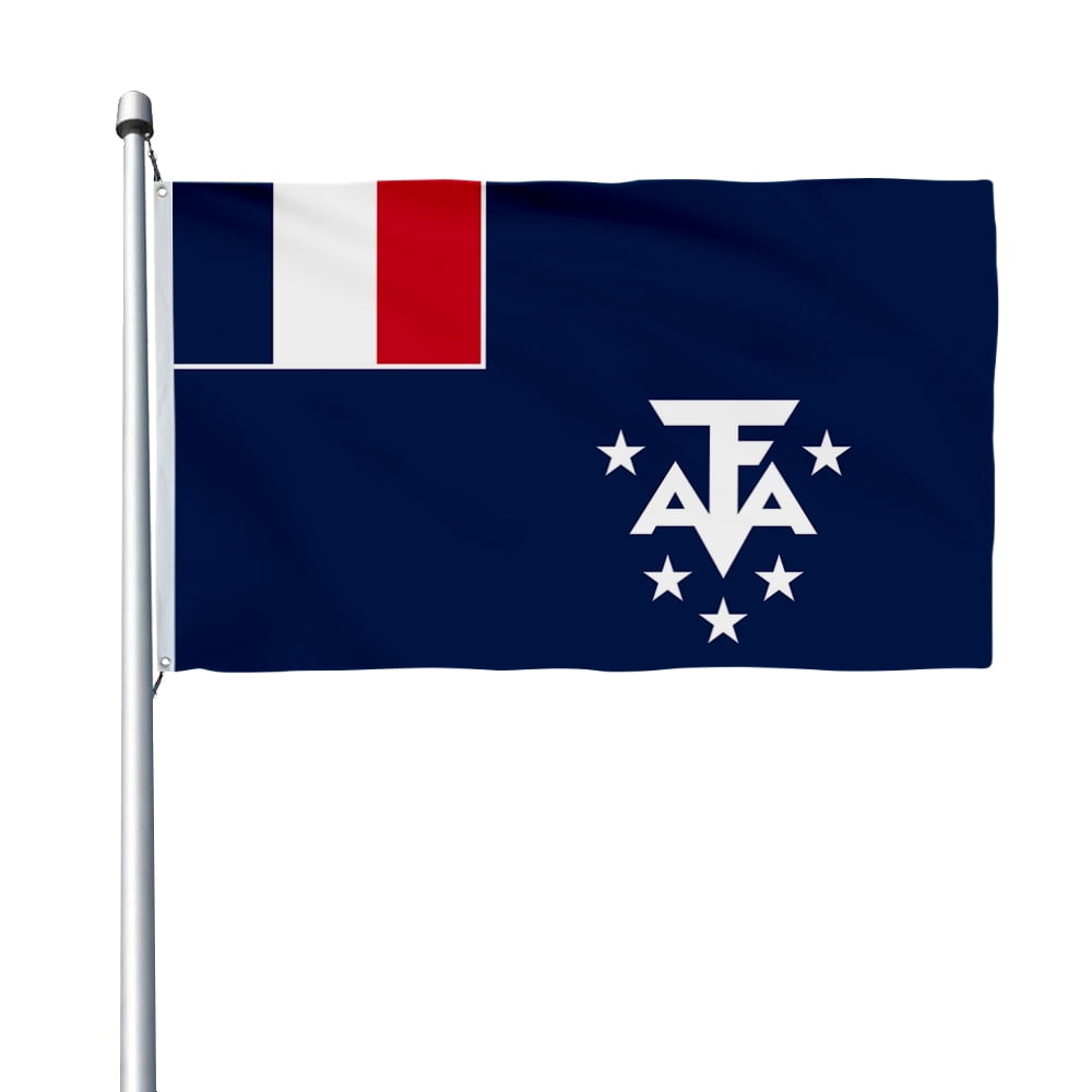 Aihccy French Southern and Antarctic Lands Flag with Brass Grommets ...